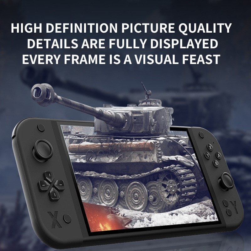 7-inch Full HD IPS Screen Linux Retro Handheld TV Video Game Console ...