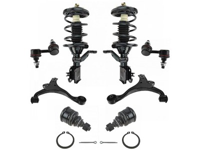 Front Strut Coil Spring Control Arm Kit For 01-05 Honda Civic Hybrid ...