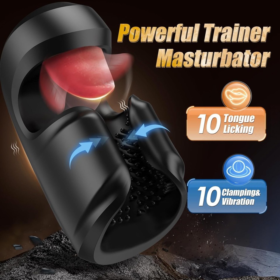 Male-Masturbater-Automatic-HandsFree-Vibrating-Cup-Sucking-Stroker-Use ...
