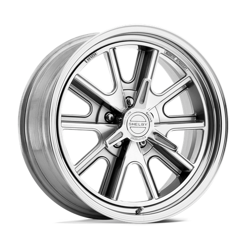 American Racing VN427 Shelby Cobra 17x8 +0 Polished Wheel 5x114.3 5x4.5 ...