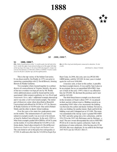 1888/7 1C Snow-1 Indian Cent PCGS UNC Details | eBay