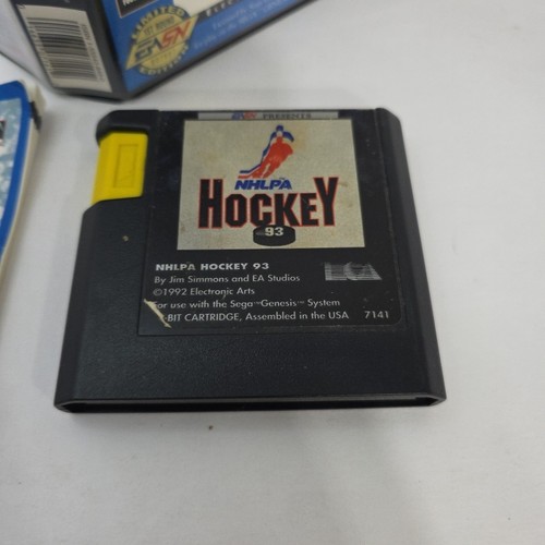 NHLPA Hockey '93 (Sega Genesis, 1992) Complete in Box w/ Manual Free ...