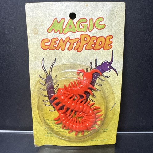 Orange Magic Centipede Vintage 1960s Made In Taiwan Creepy Crawler New ...