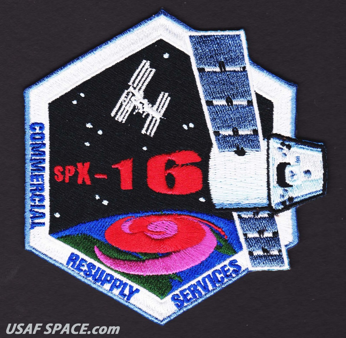 Spacex Crs 1 Mission Patch IDA SPX 9 SpaceX CRS 9 ISS NASA CRS Mission