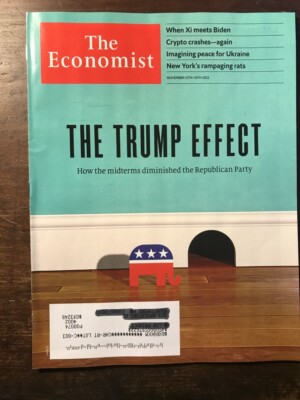 ECONOMIST Magazine Nov 2022 The Trump Effect Midterm Election ...