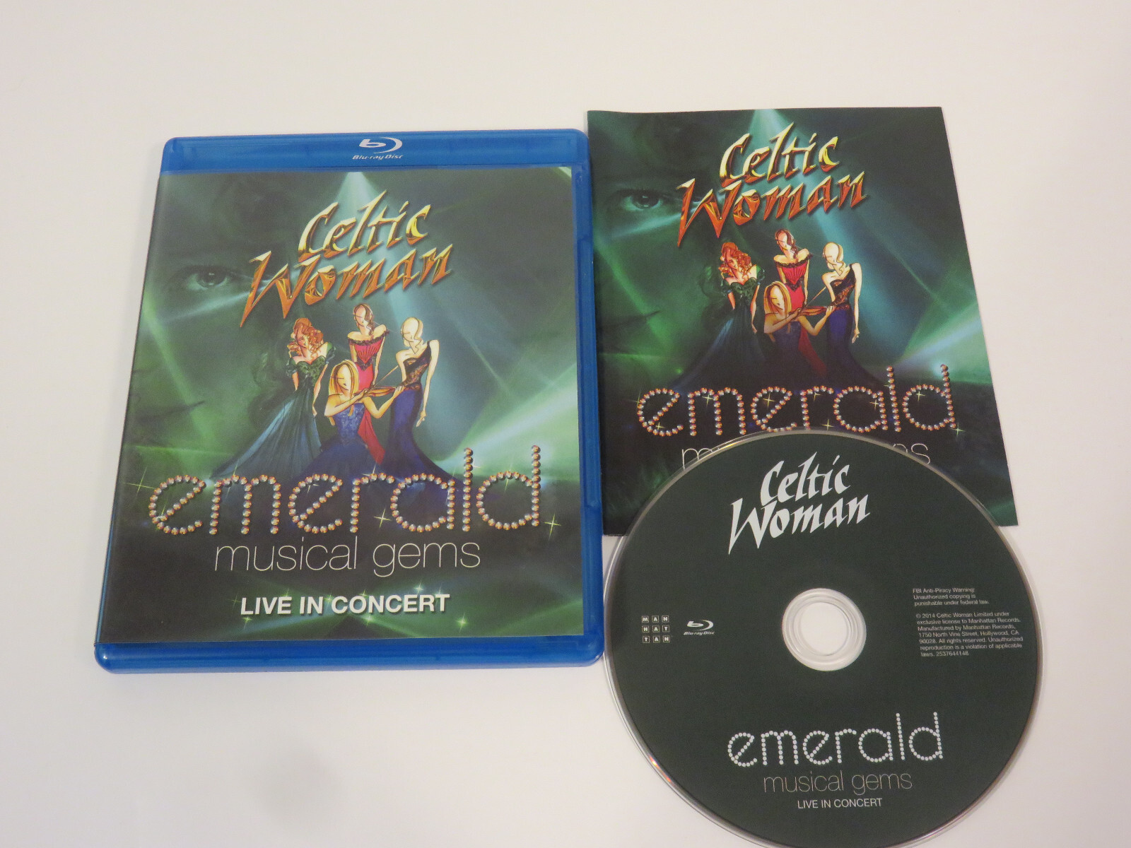 CELTIC WOMAN EMERALD MUSICAL GEMS LIVE IN CONCERT BLU RAY BLURAY ...