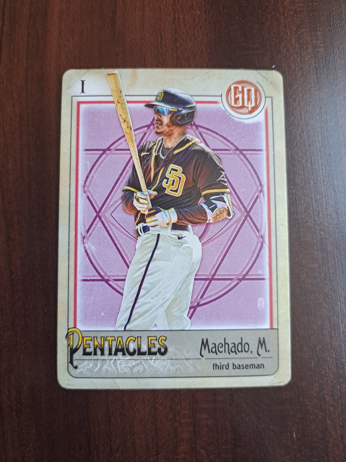 MANNY MACHADO 2021 TOPPS GYPSY QUEEN PENTACLES TAROT OF THE DIAMOND ...