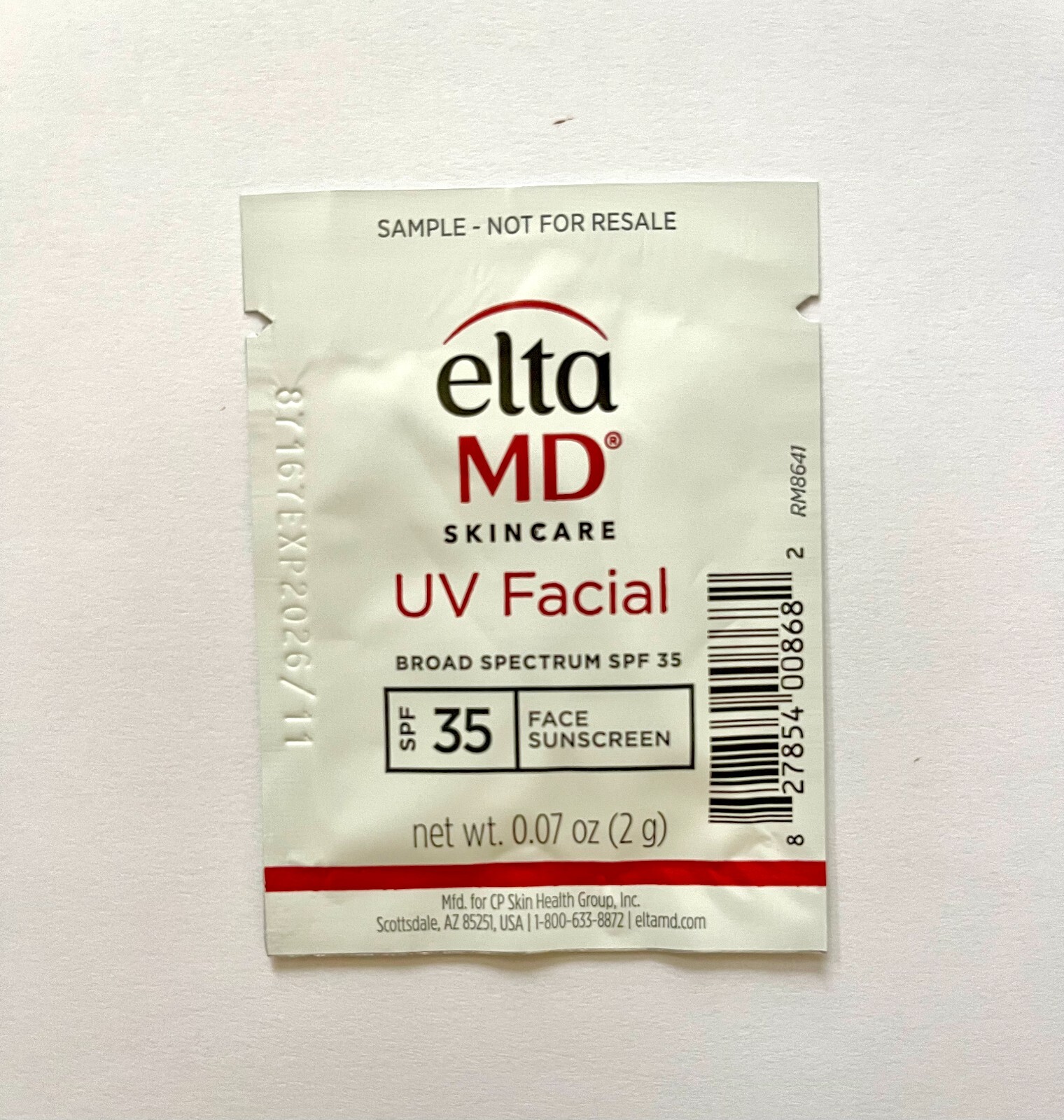 Elta MD UV Facial Broad Spectrum Spf 35 0.07oz/2g 40 Samples NIB Exp 11 ...