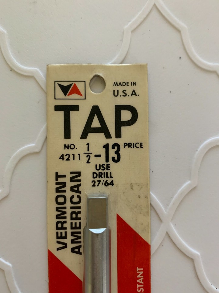 Vermont American Tap and Die Vintage Threading Tools Hard Chrome Finish ...