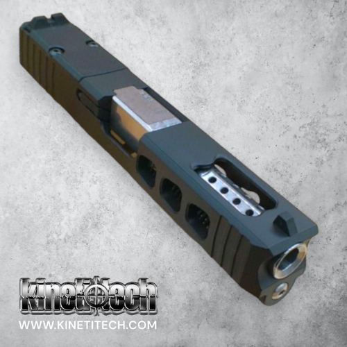 For Glock 19 19X Complete Slide GEN5 RMR Sights Lightning PORTED Polish ...