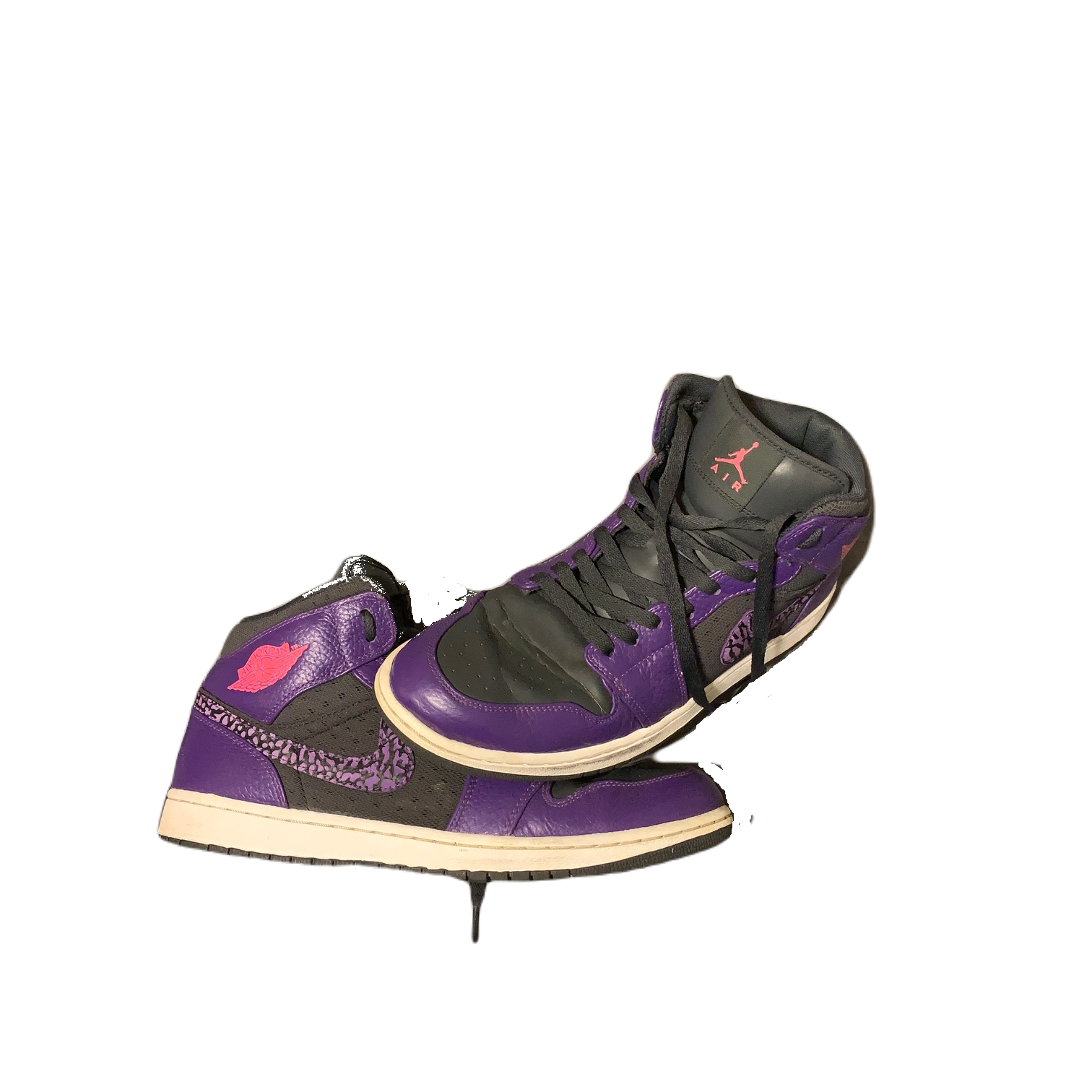 Purple And Black Jordans For Men