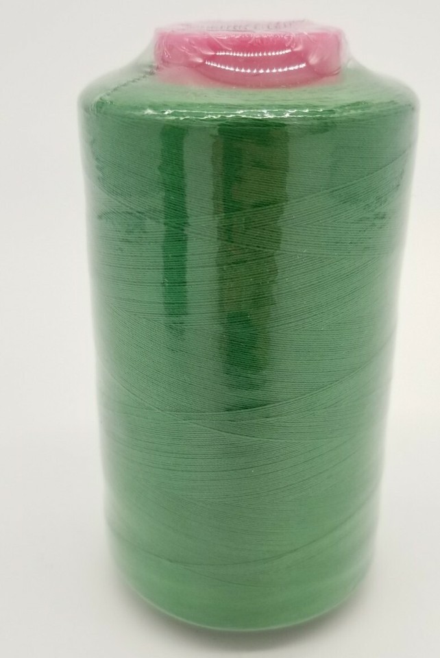 1 Big Spool Green Serger Thread T27 S/2 – 6000 Yards Quality Sewing ...