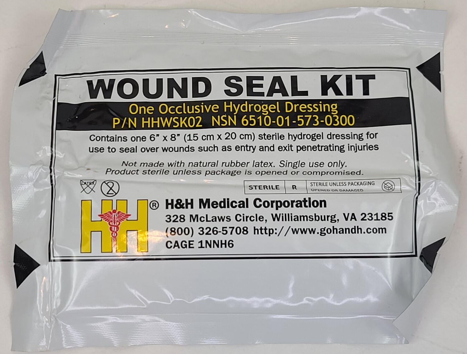 H&H Penetrating Chest Injury Kit Bolin ABD Pad Wound Seal Kit | eBay