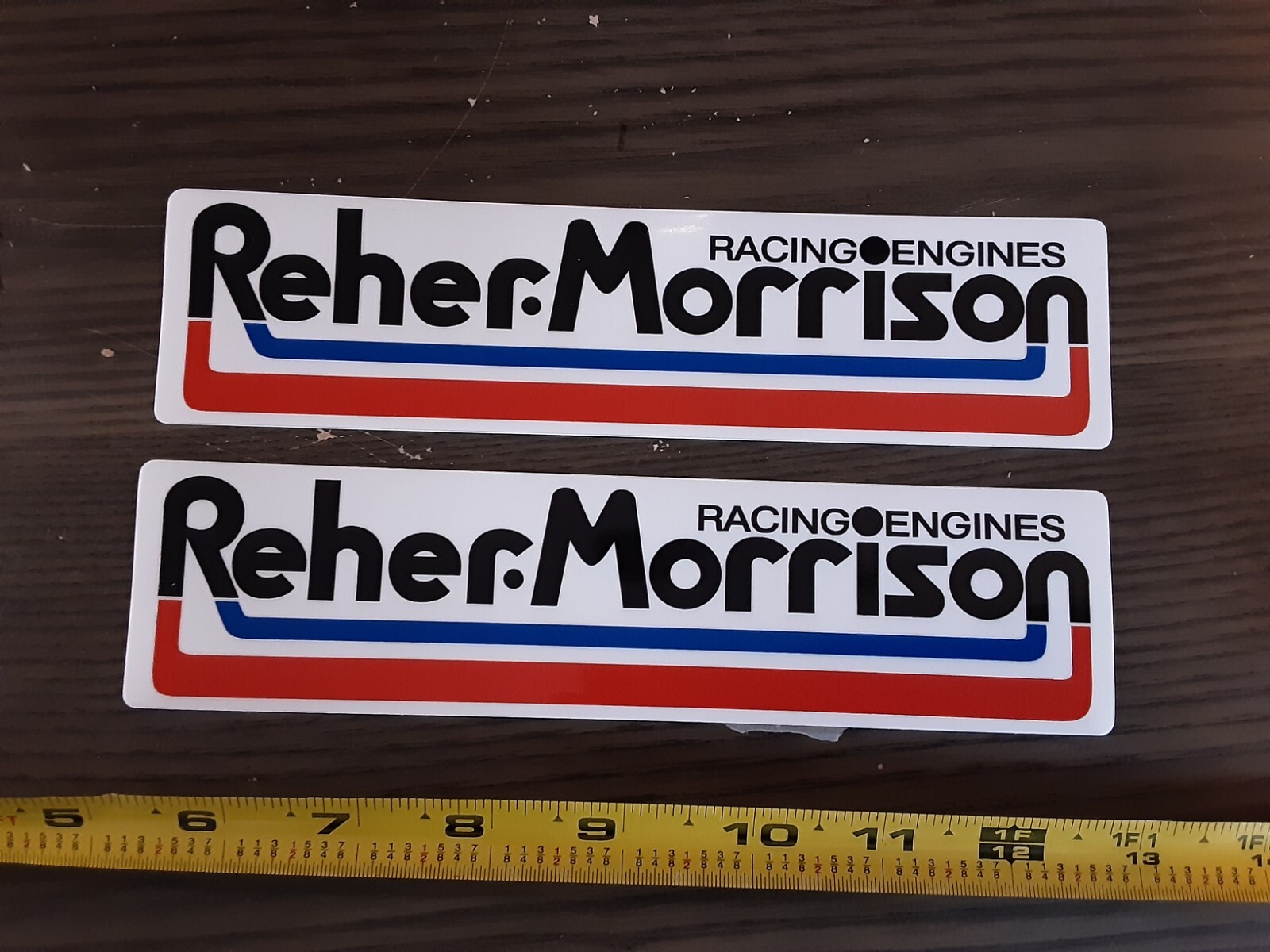 Lot of 2 Reher Morrison Racing Engines Racing Decals NHRA NASCAR ...