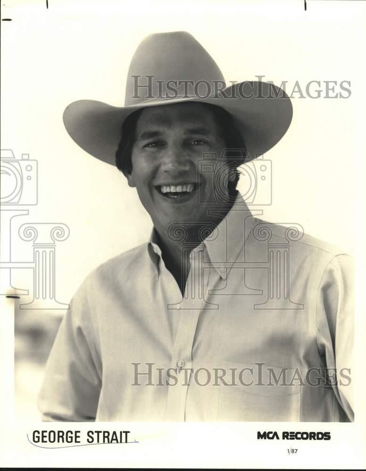 1987 Press Photo George Strait, Country Singer - syp19150 | eBay