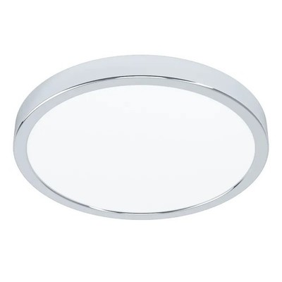 Modern LED Ceiling Light D.28Cm Round Design PVC Chrome Gl1956/2 | eBay UK