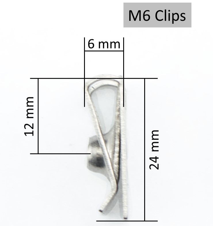 Edelstahl Blechmutter M5 M6 Clipse Klemmen A2 Schnappmutter Federmutter ...