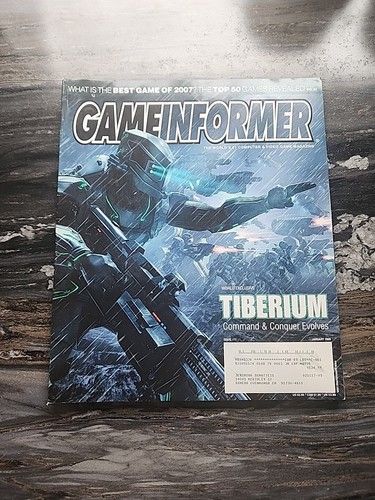 GameInformer Magazine Jan 2008 Issue #177 Command & Conquer Tiberium | eBay