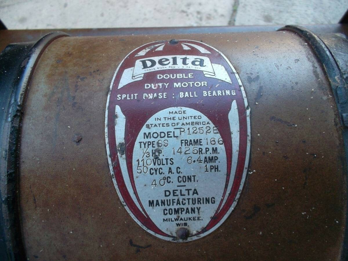 Early 10" Delta Band Saw With Open Stand Bandsaw Model Number 785 ...