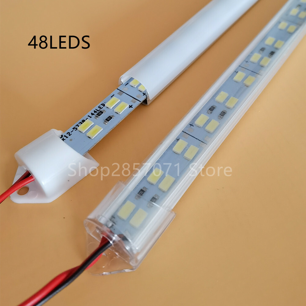 12V/24V 24/48 LED Light Strip 330X15MM Hard Rigid Tube Bar Lam 5730 ...
