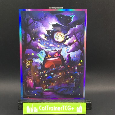 x1 Starry Night Mega Gengar Sleeve Brand New Unplayed Pokemon TCG Van ...