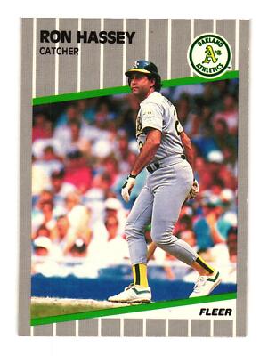 1989 Fleer #9 Ron Hassey Oakland Athletics | eBay
