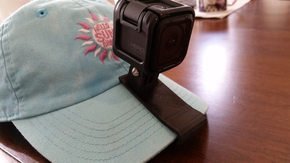 GoPro Cap Mount Clip For Hats Camera Accessories Connector Attachment ...