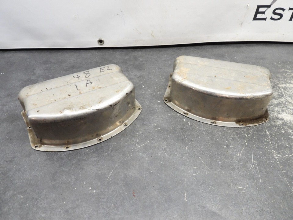 1948 Harley Panhead EL Rocker Valve Covers 2621 | eBay