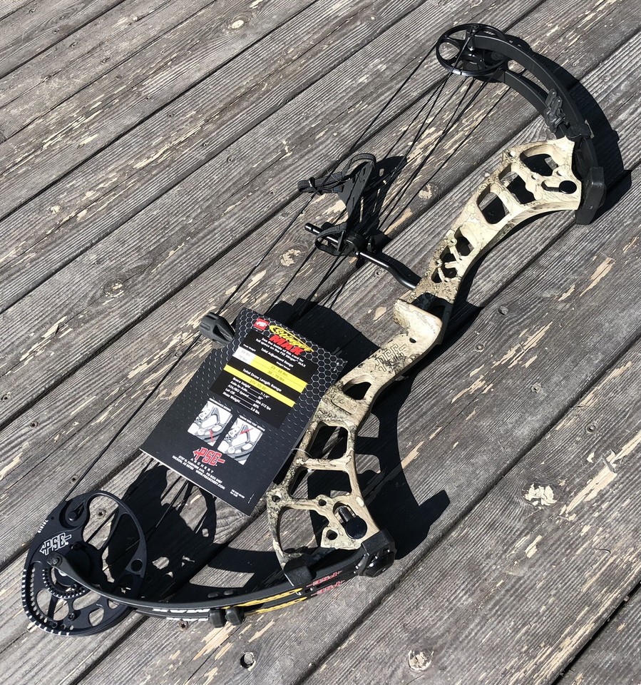 PSE Stinger MAX 30" LH Compound Bow 23-55Lbs Base Model - Camo - READ ...