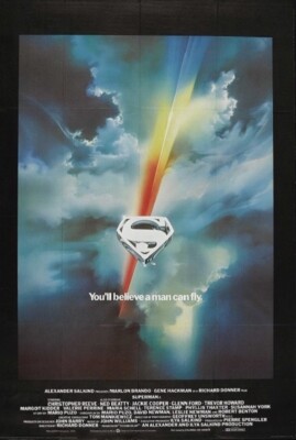 Superman - Original 40x60 Movie Poster - 1978 - Iconic Logo *Hollywood ...