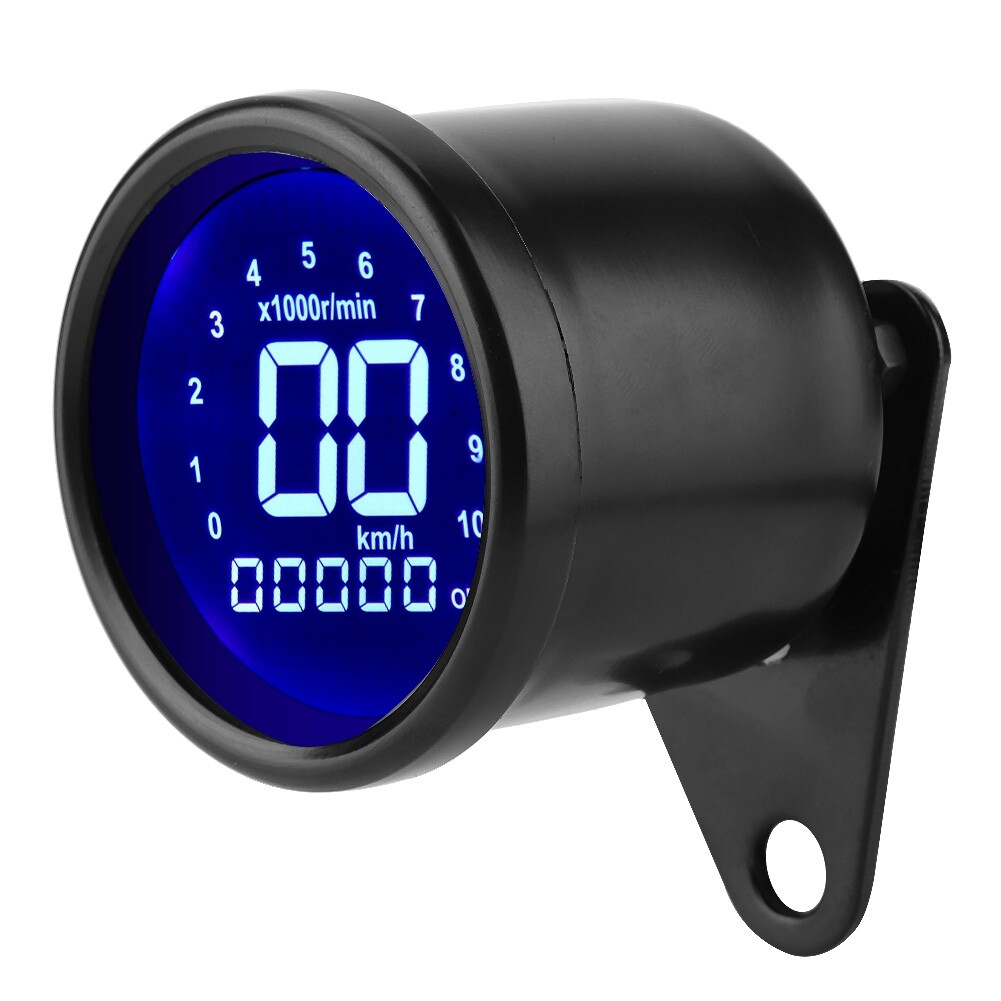 Universal Digital LCD Speedometer Odometer For Motorcycle Riders FER | eBay