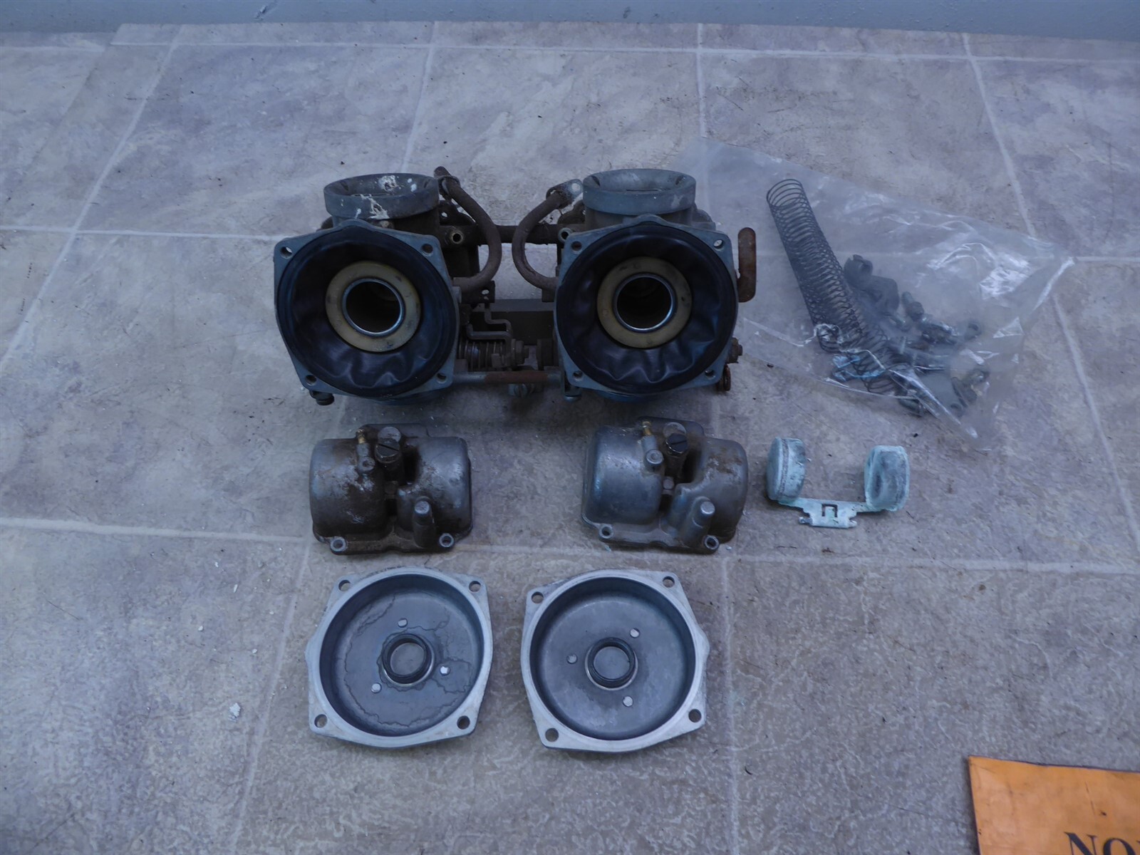 1982 Yamaha XS650 Y179) Mikuni carburetors carbs set for parts | eBay