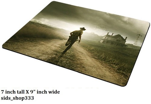 The Walking Dead Run ! AMC rick Grimes Anti slip COMPUTER MOUSE PAD 9 X ...