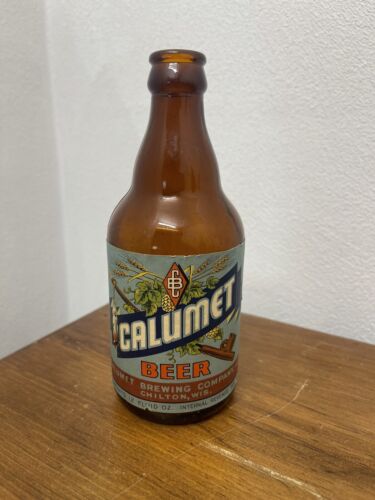 Calumet Beer Paper Label Bottle Steine Irtp Chilton Wisconsin Wi 1940s ...