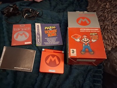 Nintendo Game Boy Advance SP Limited Edition Mario Console | eBay UK