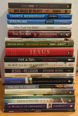 Lot 20 Christian Theology Books: Kyle Idleman Mark Dever Erwin Lutzer J ...