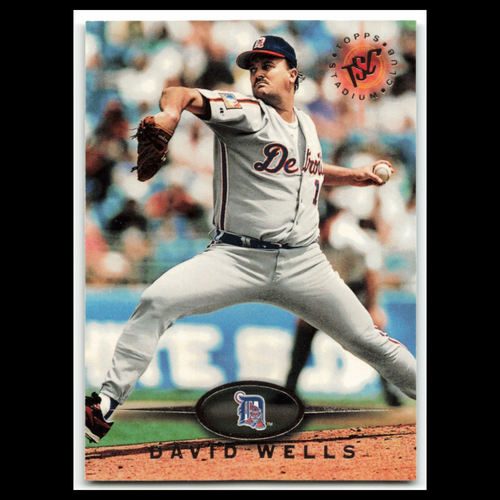 David Wells #182 1995 Topps Stadium Club Detroit Tigers Baseball Card ...