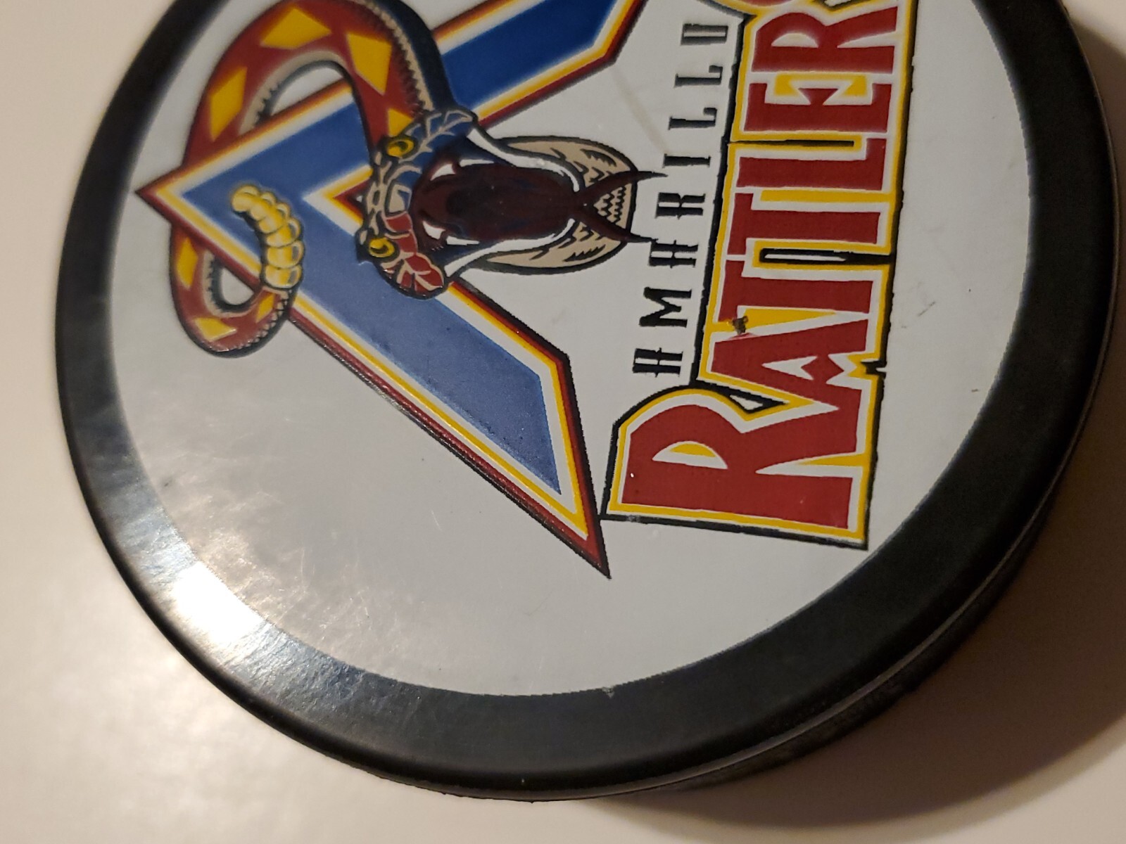 AMARILLO RATTLERS WPHL Hockey Puck TEXAS Rattlesnake Western Pro League ...