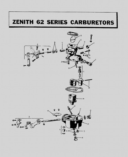 Zenith Series 62 Carburetor Manual (please read description) | eBay