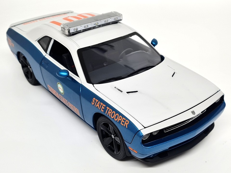 Acme 1/18 Dodge Challenger SRT8 2010 Georgia State Patrol Diecast Model ...