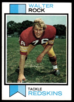 1973 TOPPS WALTER ROCK WASHINGTON REDSKINS #169 | eBay