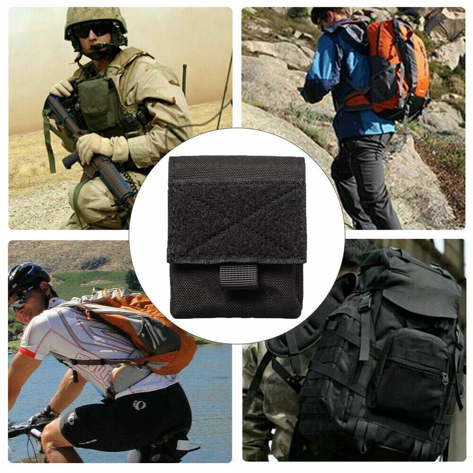 2Pcs Tactical Cigarette Pouch Molle Battery Cigarette Case Utility EDC ...