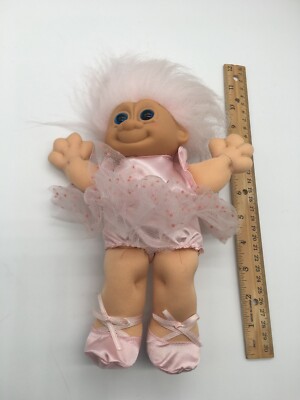 Vintage 9-inch Russ Troll - Ballerina with pink outfit | eBay