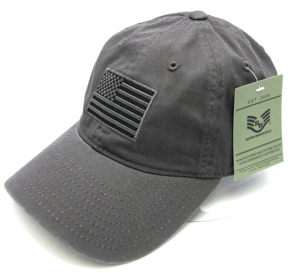 US Flag Hat Cap USA American Military Tactical Operator Adjustable OSFM ...