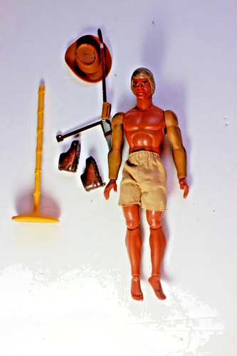 BIG JIM MATTEL ACTION FIGURE " BIG JEFF STRAIGH HANDS " BASIC SET NICE ...