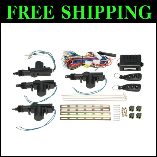Enhanced Vehicle Security: Keyless Entry Kit with 4 Actuators & 80m ...