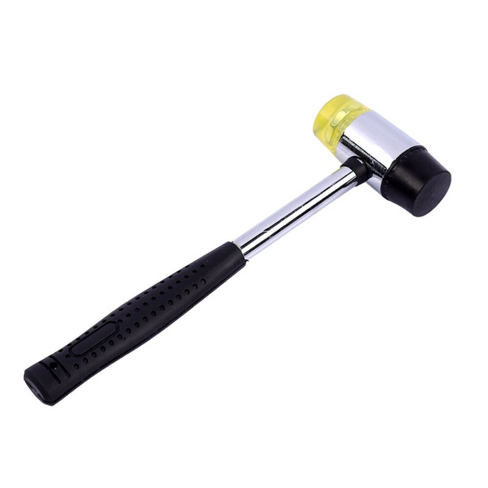 Craft / DIY Mini Nylon Head Mallet Rubber Hammer Double Faced Round ...
