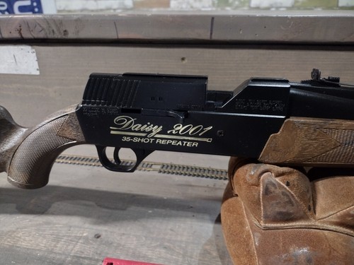 Daisy PowerLine model 2001 with a 35 Shot Magazine CO2 powered Rifled ...
