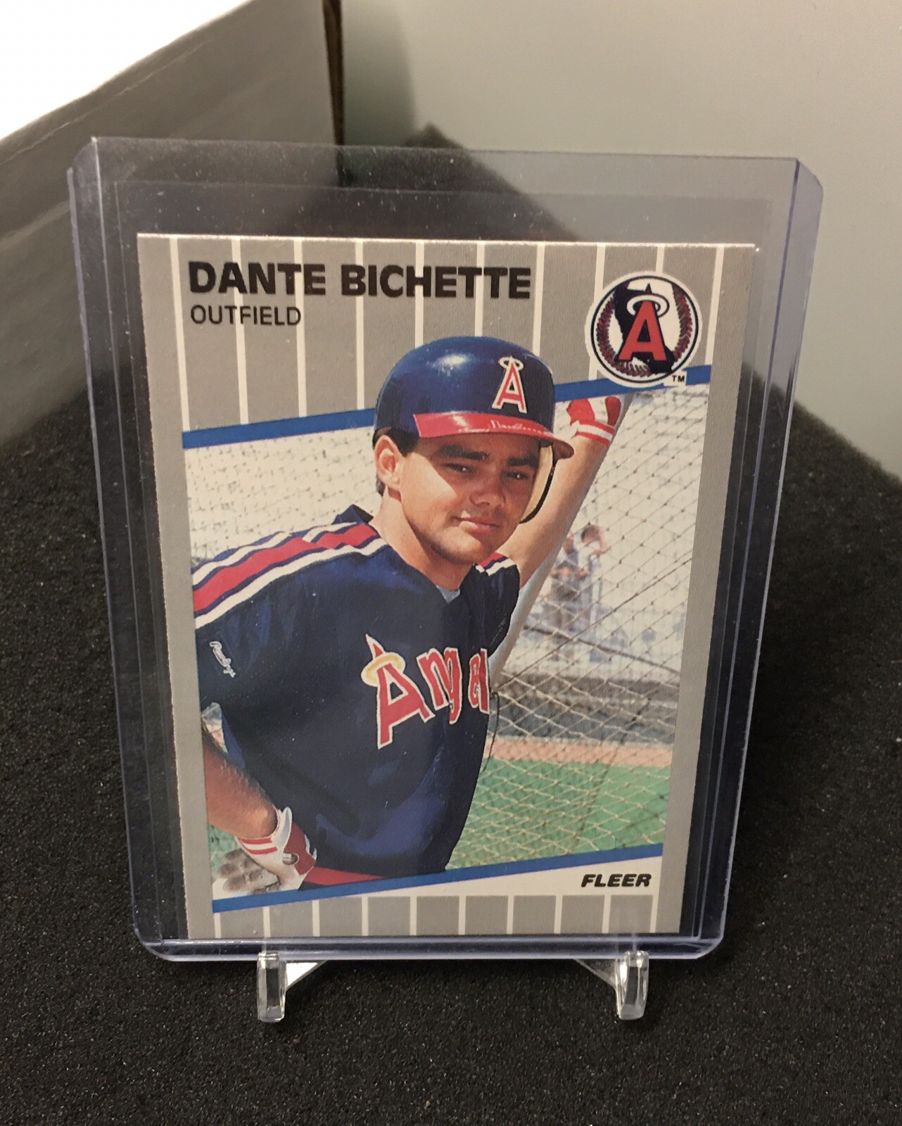 Dante Bichette Rookie 1989 Fleer card 468 California Angels RC | eBay