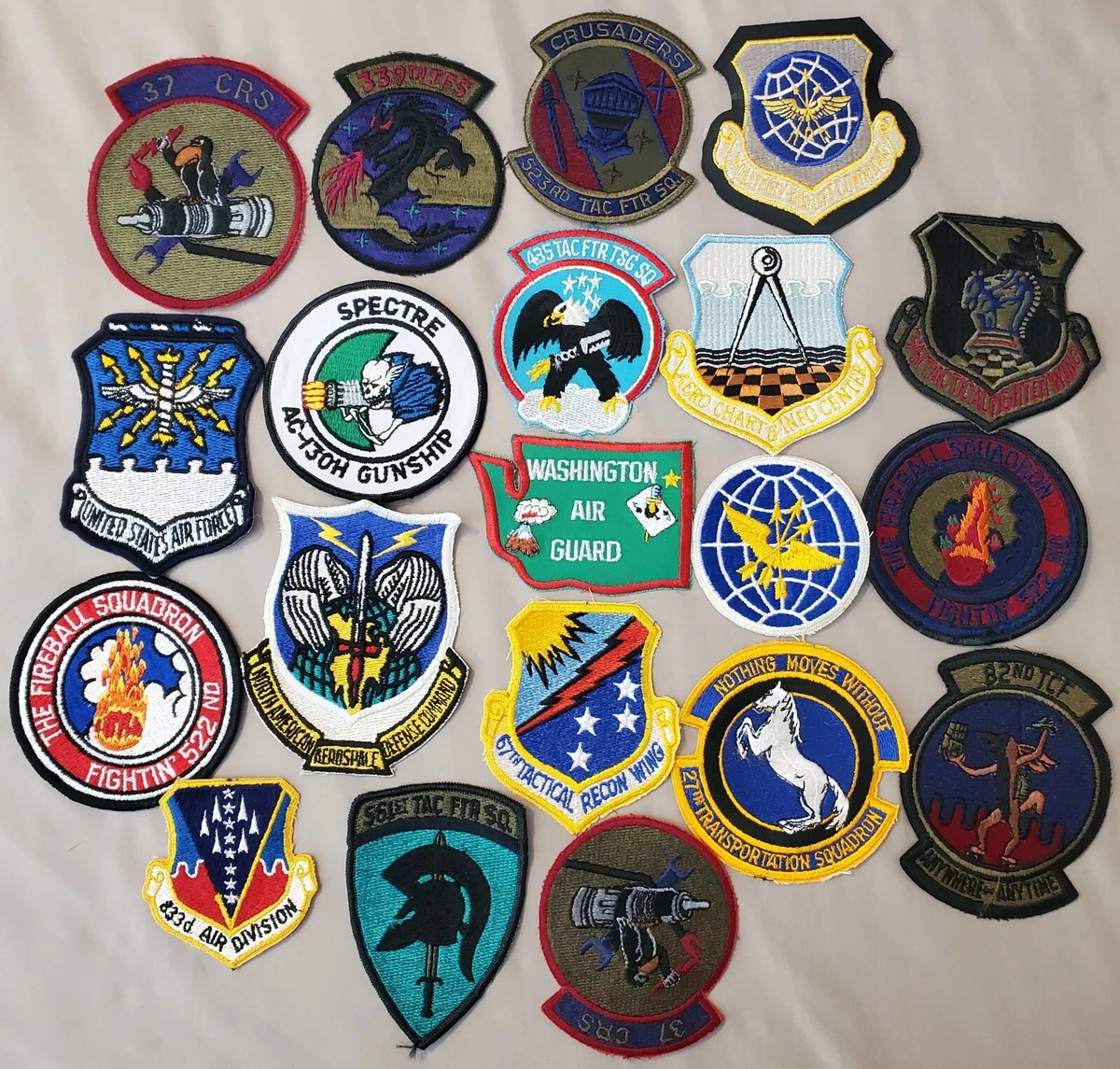 Army Patches Chart